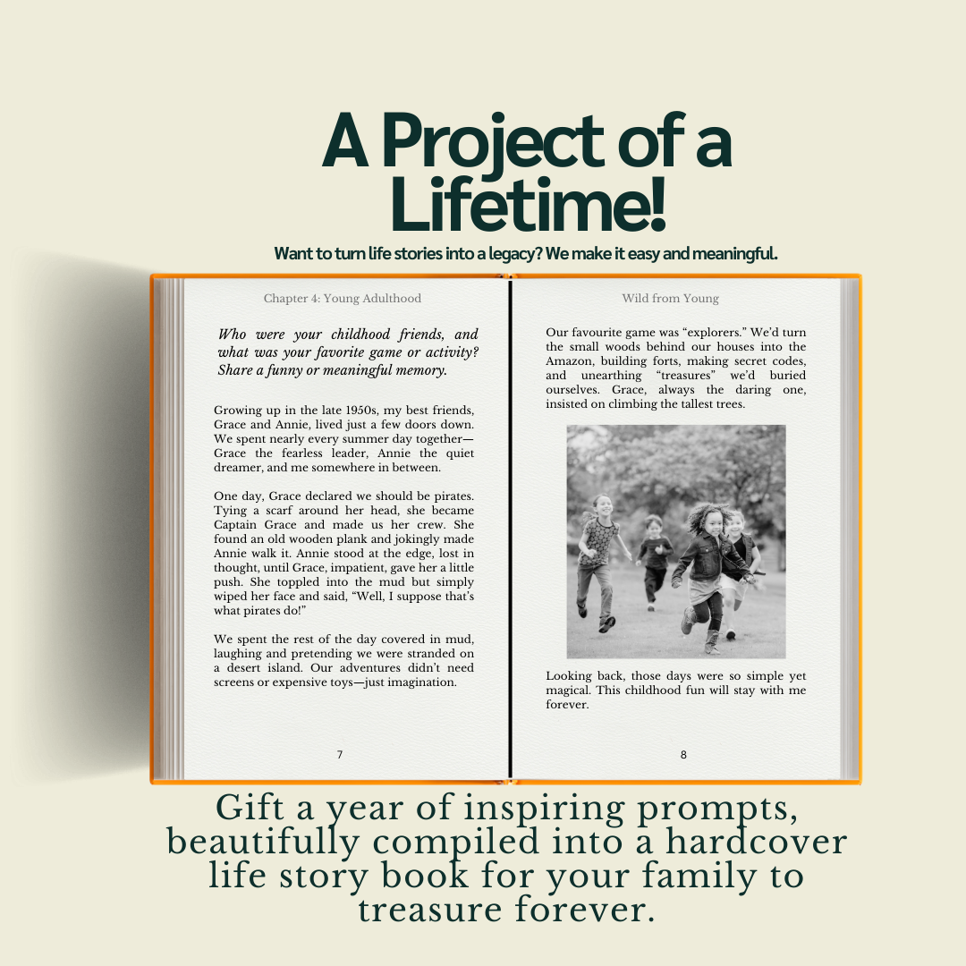 My Life Legacy Book | Turning Life Stories Into A Legacy!