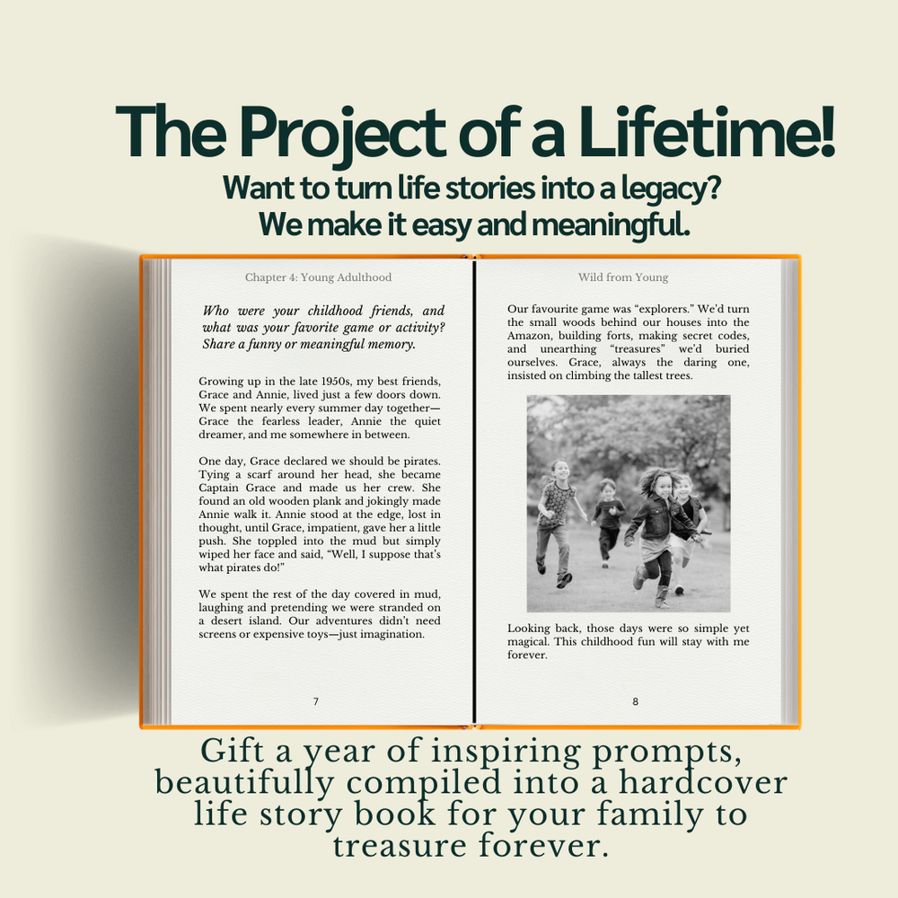 My Life Legacy Book | Turning Life Stories Into A Legacy!